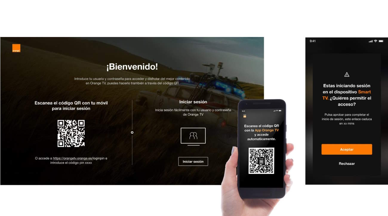 Orange TV incorpora el logado por QR para facilitar el acceso a la app ...